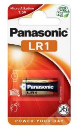 pila alcalina panasonic lr1 - 1,5v - blister de 1 pila
